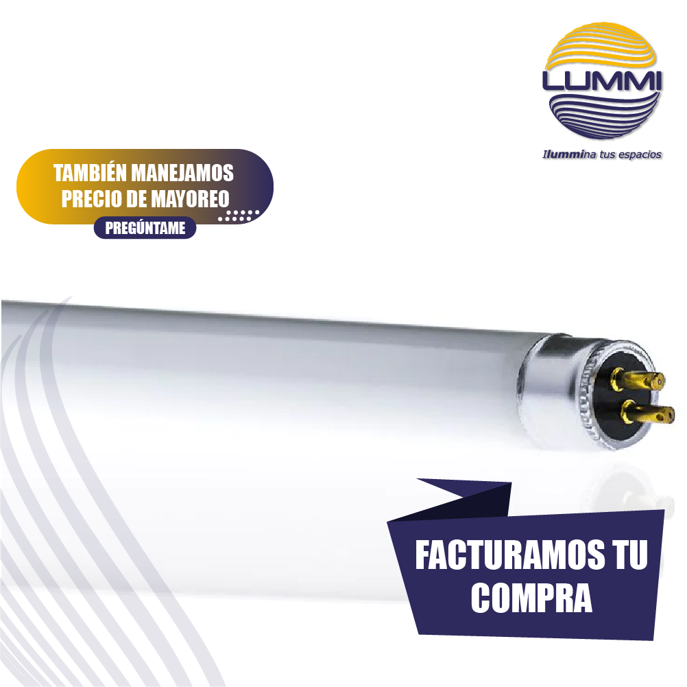 TUBO FLUORESCENTE 32W T8. BLANCO NEUTRO Paq 5 pzs (FL32/41) – Lummi