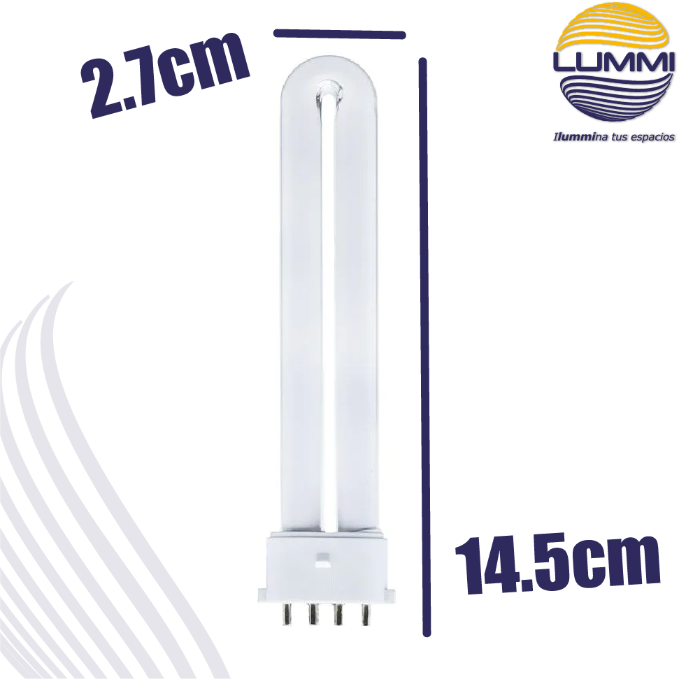 Lámpara PLL tipo 1U 9W 2G7. (PLL9/41) – Lummi