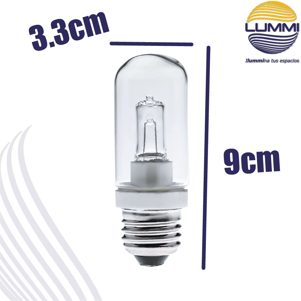 Foco doble encapsulado 100W (JDD100) – Lummi